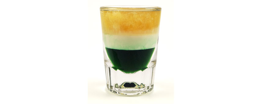 Comment faire pour réussir un cocktail Irish Flag