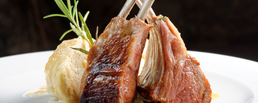 Carré d'agneau farci
